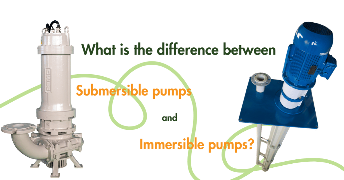 What is the difference between submersible and immersible pumps?